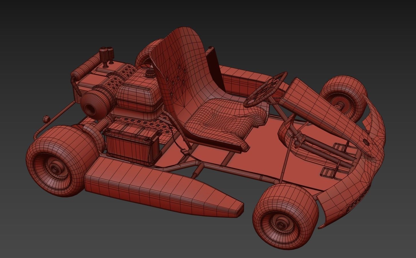 3D model Go Karts VR / AR / low-poly | CGTrader