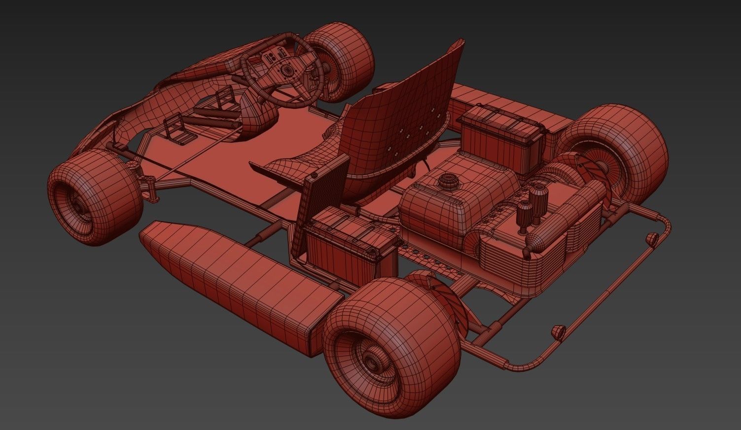 3D model Go Karts VR / AR / low-poly | CGTrader