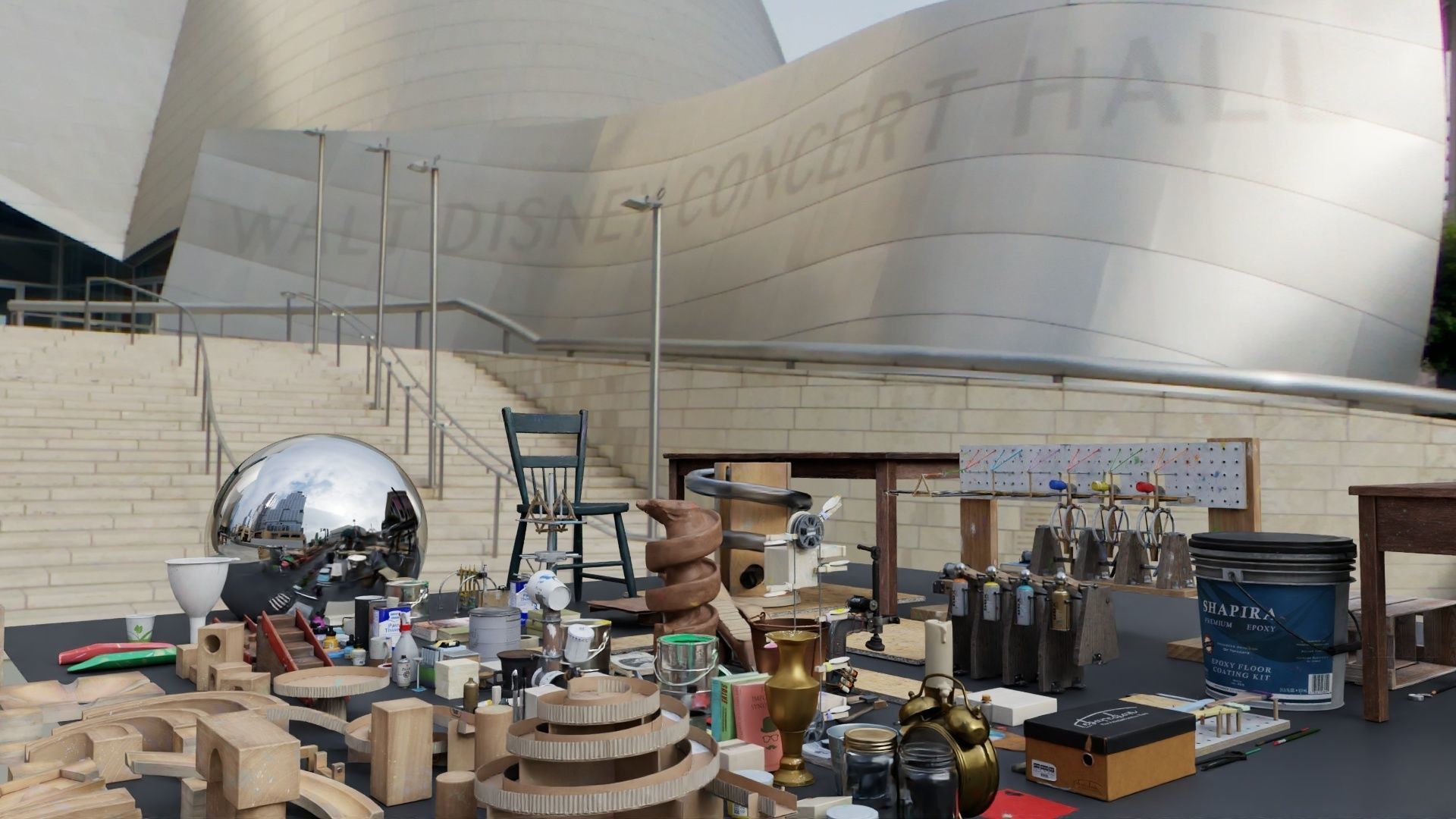 HDR 360 Panorama - DTLA - 22 United States Courthouse Texture | CGTrader