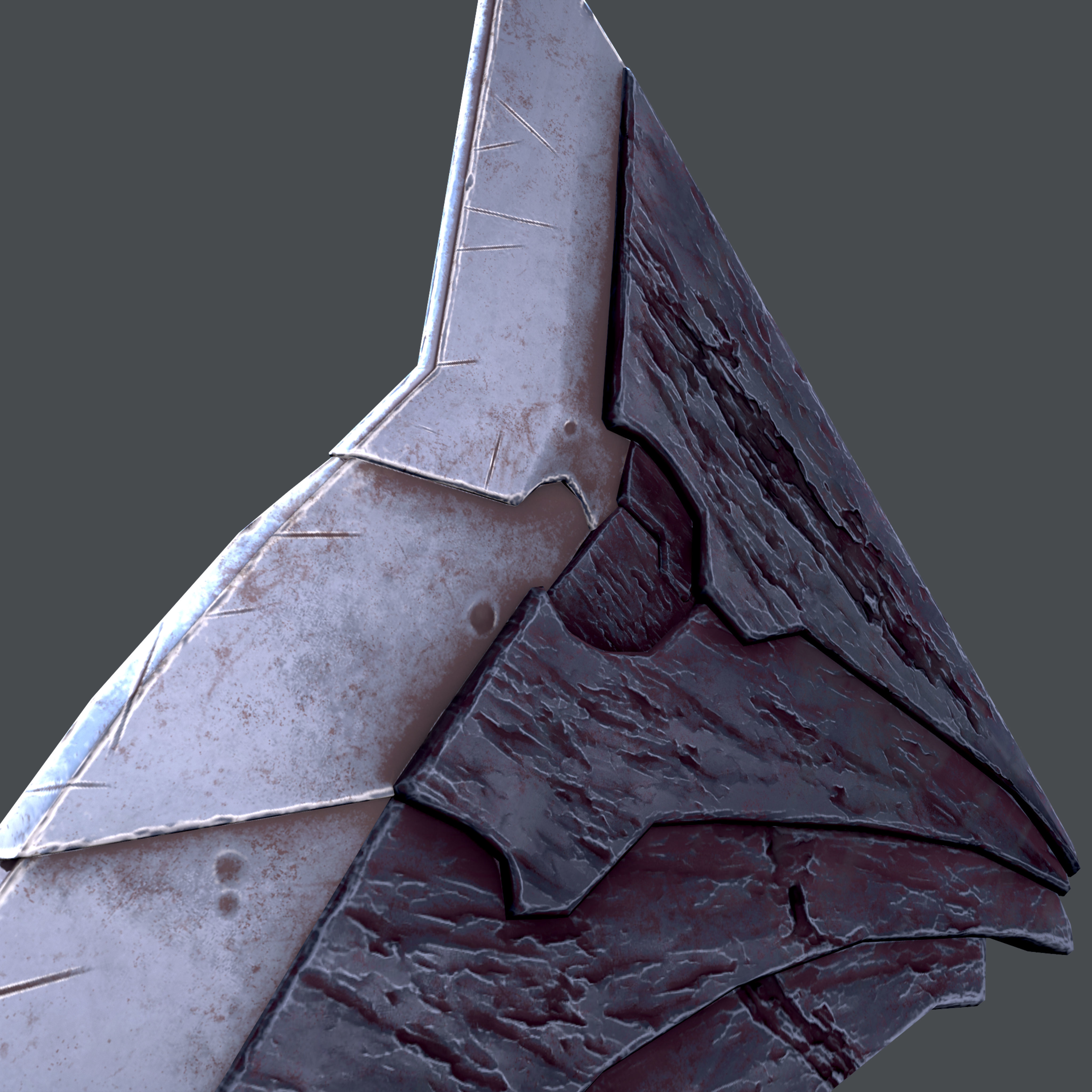 3D model Ancient Cleaver - LowPoly model - Game Ready VR / AR / low ...