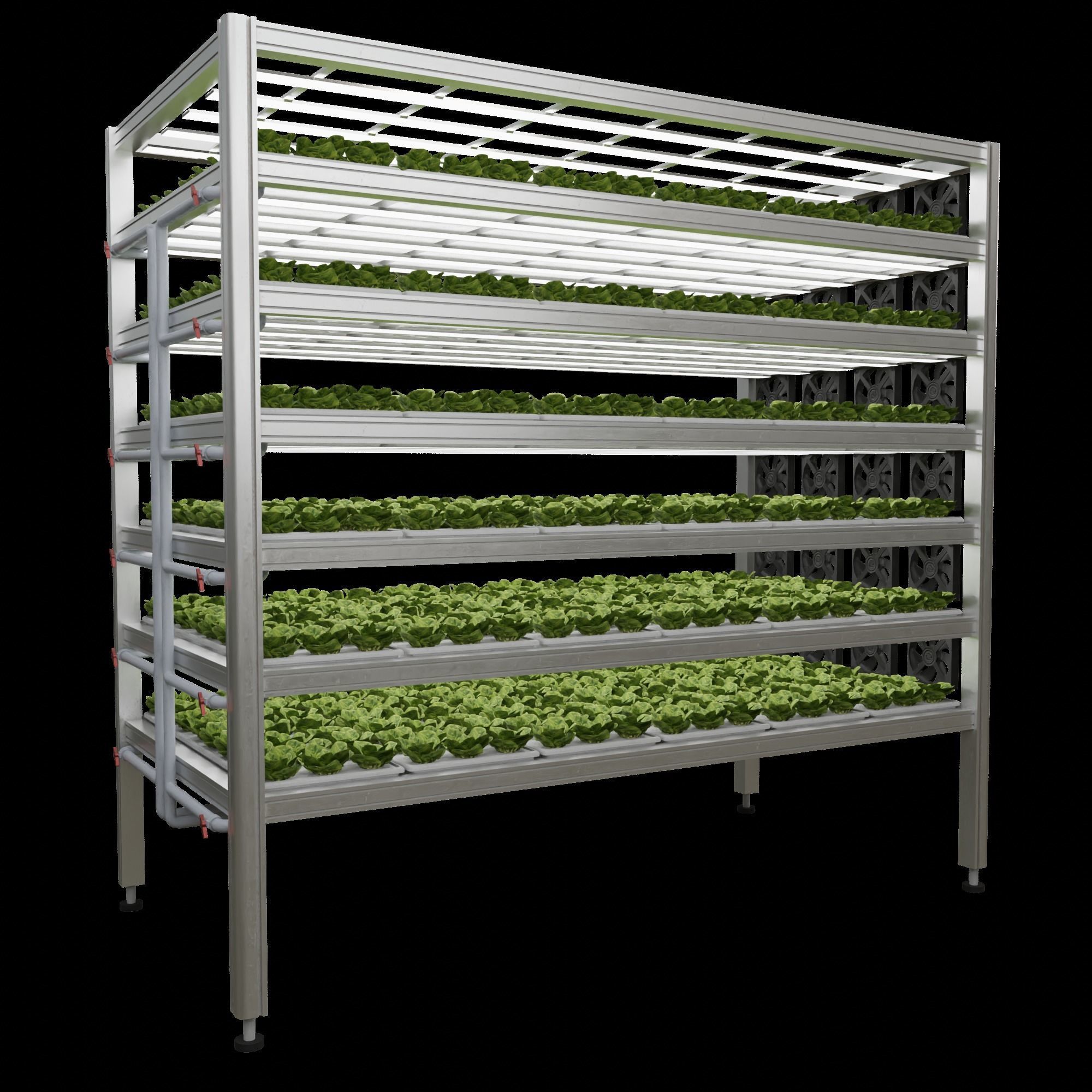 Vertical farm hydroponic 3D model | CGTrader