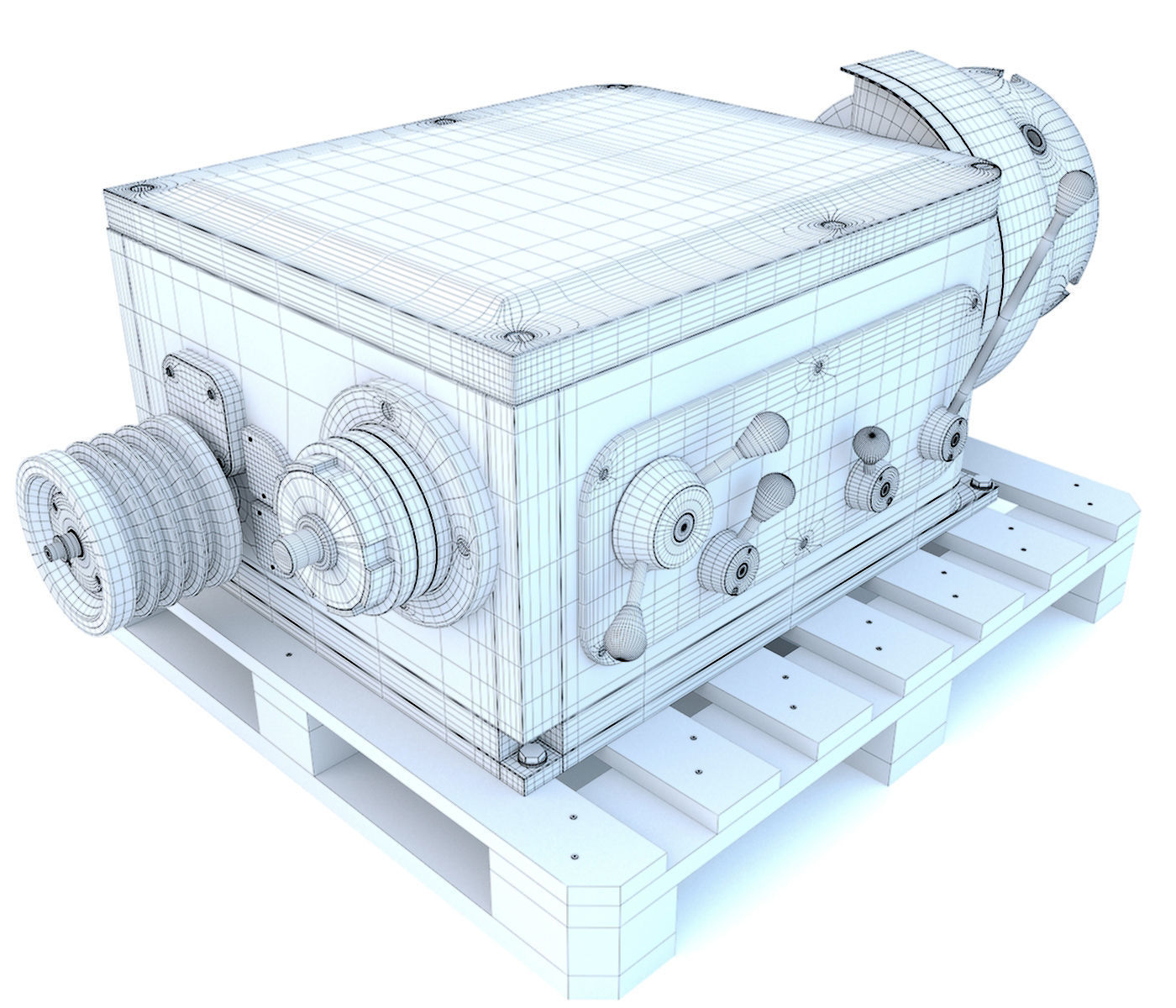 Turning Machine Tool Spare Parts - Collection 1 3D model | CGTrader