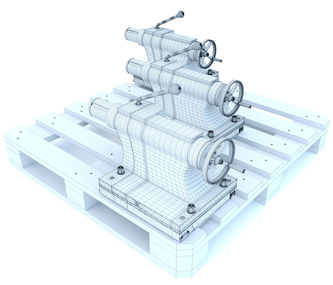 Turning Machine Tool Spare Parts - Collection 1 3D model | CGTrader