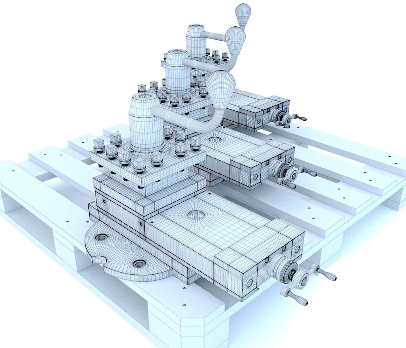 Turning Machine Tool Spare Parts - Collection 1 3D model | CGTrader