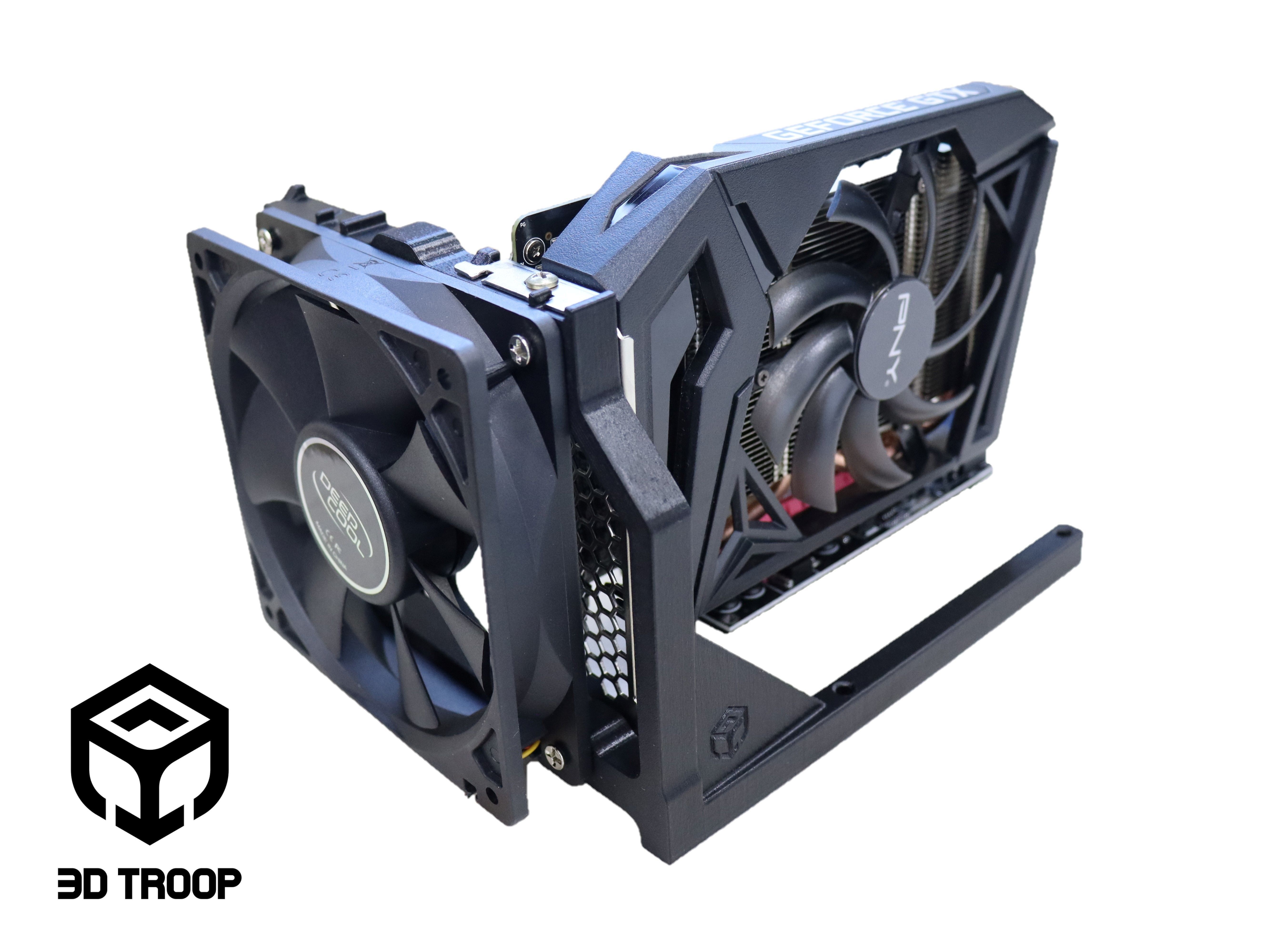 GPU DOUBLE EXTERNAL SUPPORT 3D model 3D printable | CGTrader