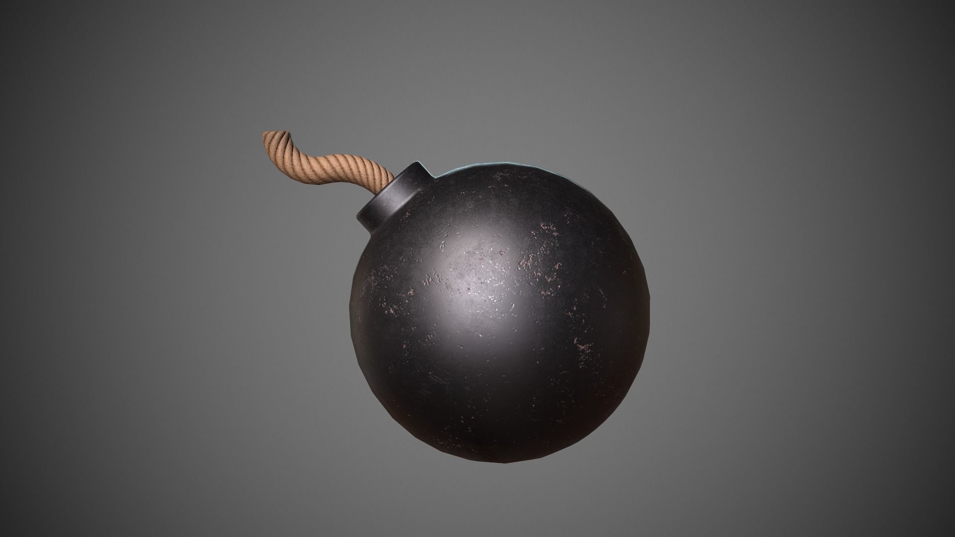 3D model Rounded Bomb VR / AR / low-poly | CGTrader