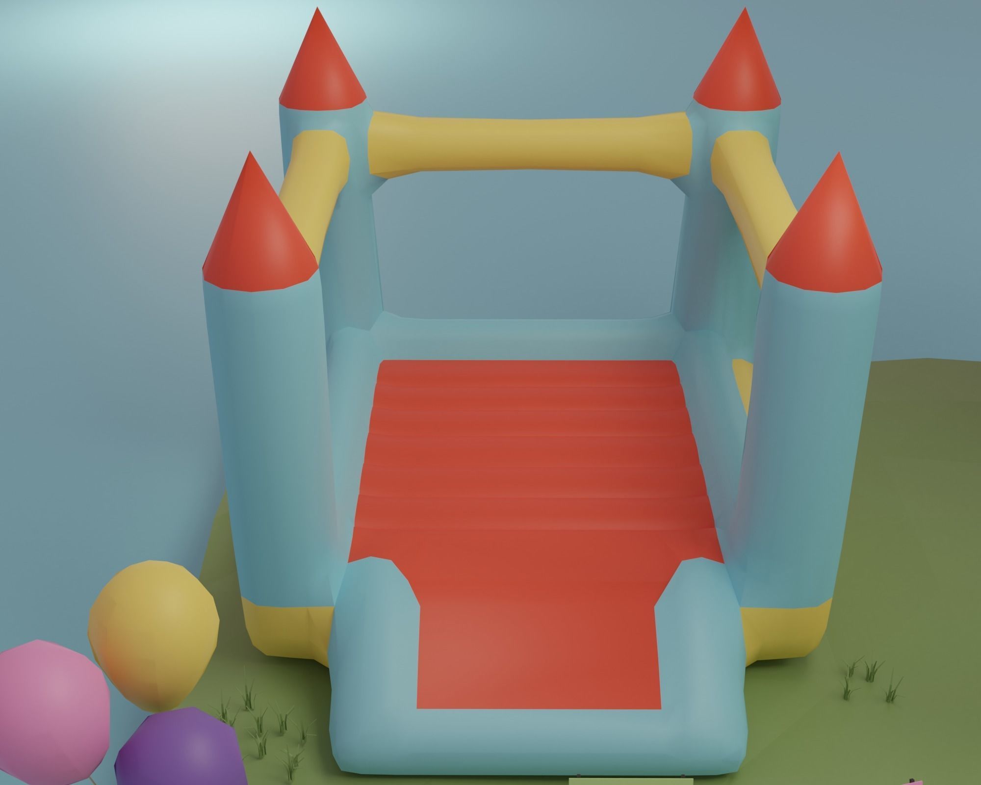 3D model Birthday party VR / AR / low-poly | CGTrader