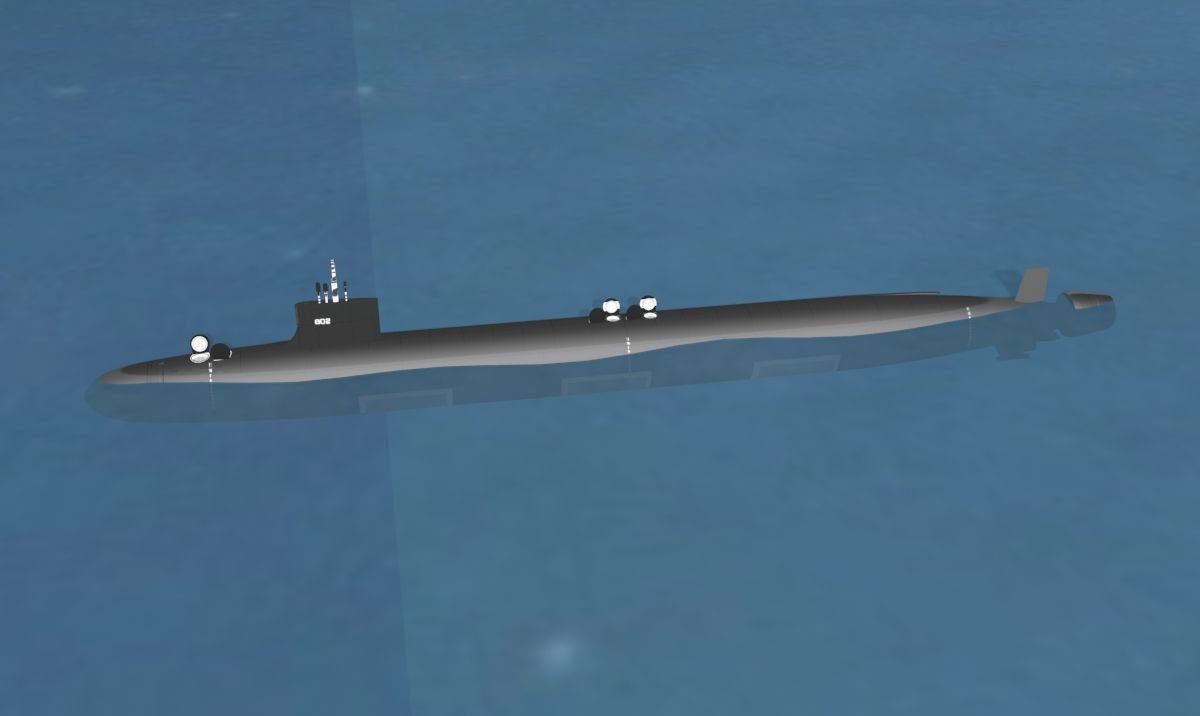 Virginia Class SSGN 802 USS Oklahoma 3D model rigged | CGTrader
