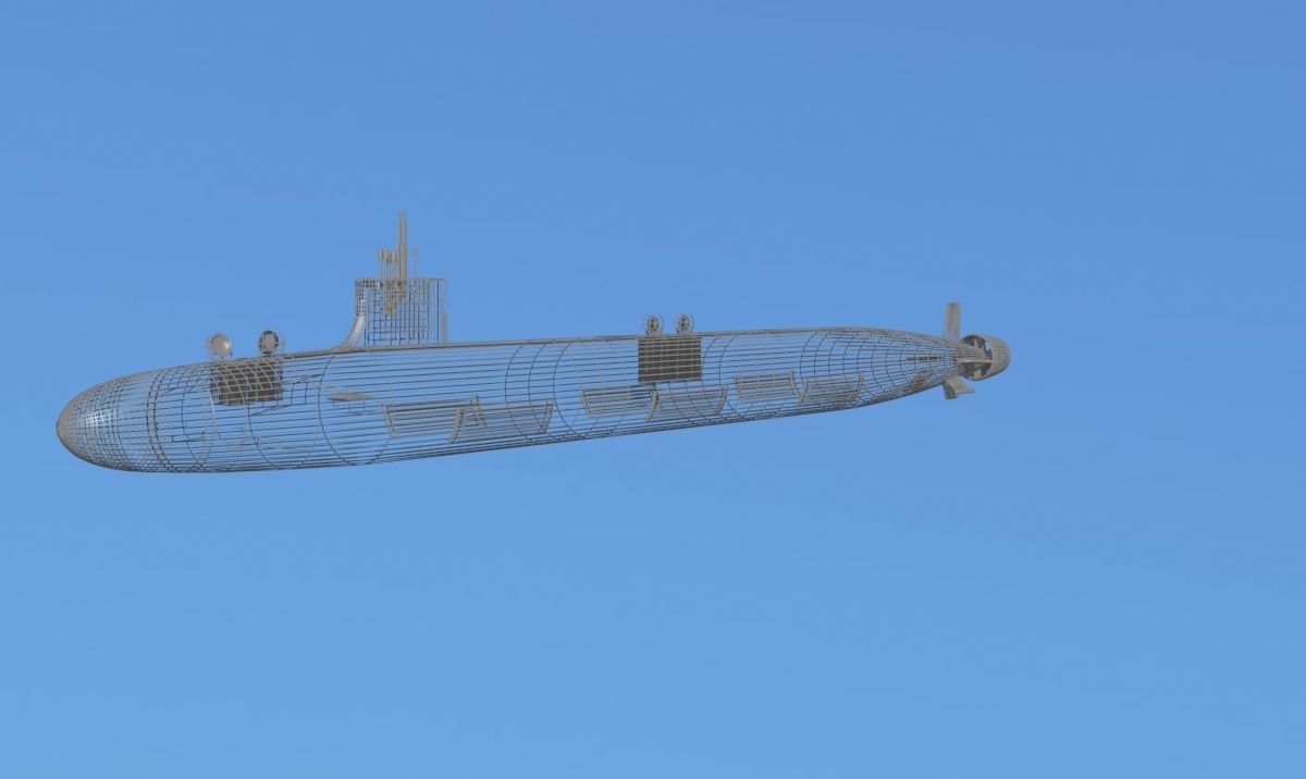Virginia Class SSGN 802 USS Oklahoma 3D model rigged | CGTrader