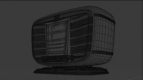 Old Soviet Retro Radiostation Zvezda-54 free 3D model | CGTrader