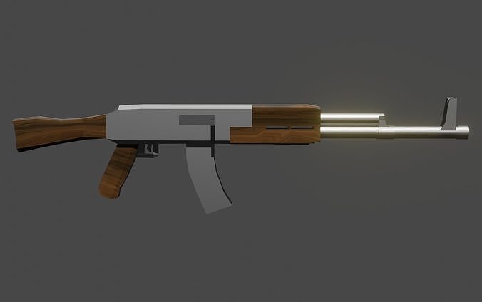 Simple AK free 3D model | CGTrader