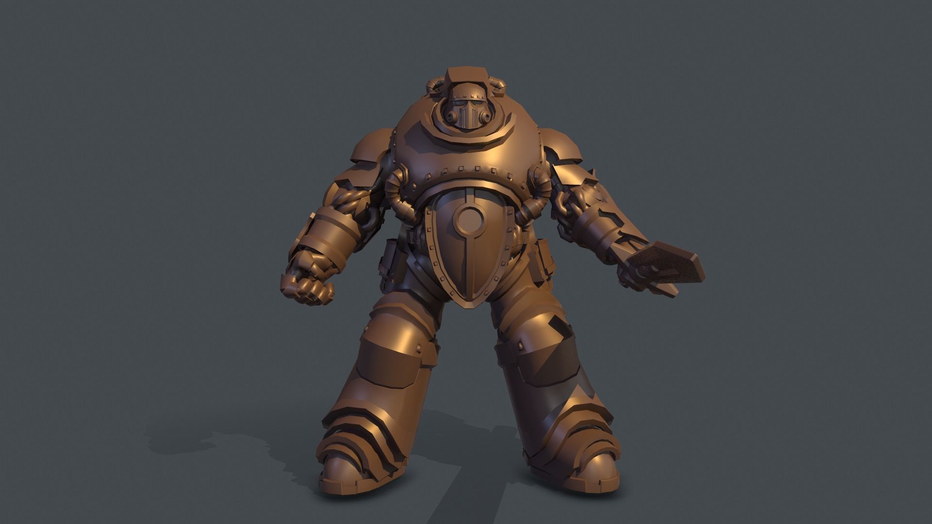 Cronus Pattern Power Armor 3D model 3D printable | CGTrader