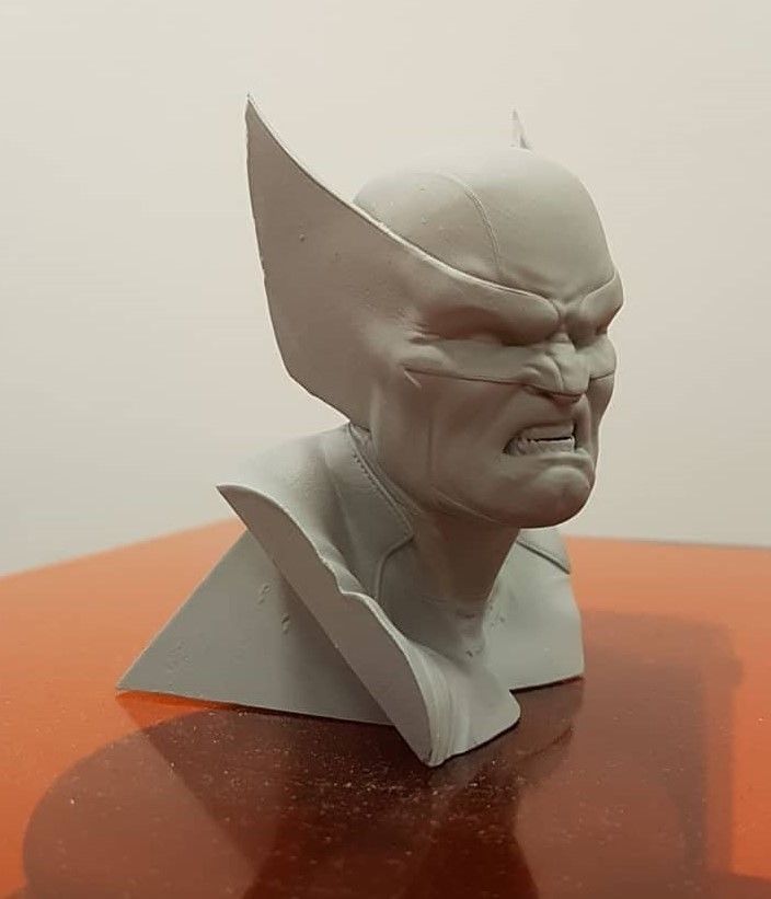 Wolverine Bust 3D model 3D printable | CGTrader