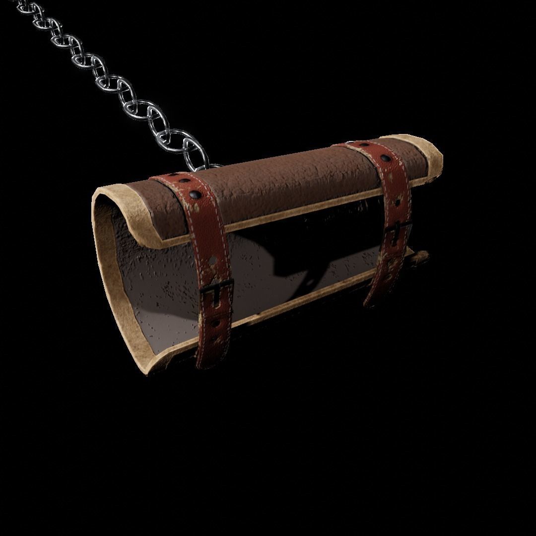3D model Kunai with chain VR / AR / low-poly | CGTrader