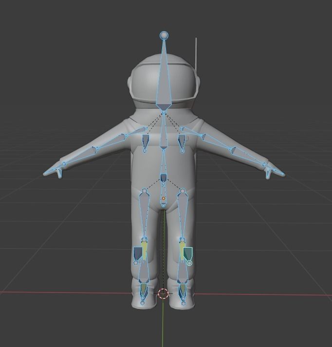 3D model Low poly astronaut VR / AR / low-poly rigged | CGTrader