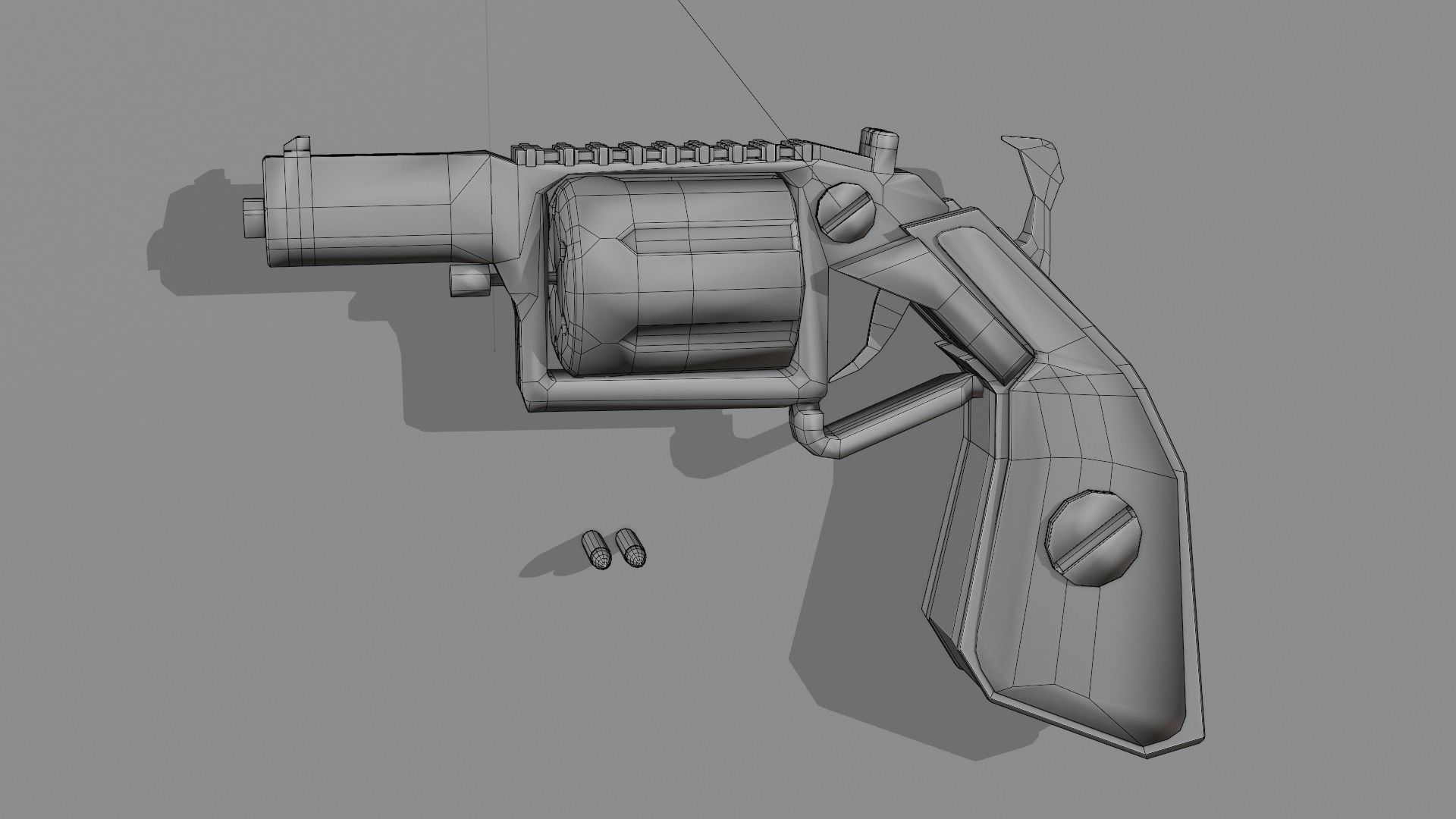 Revolver 3D model | CGTrader