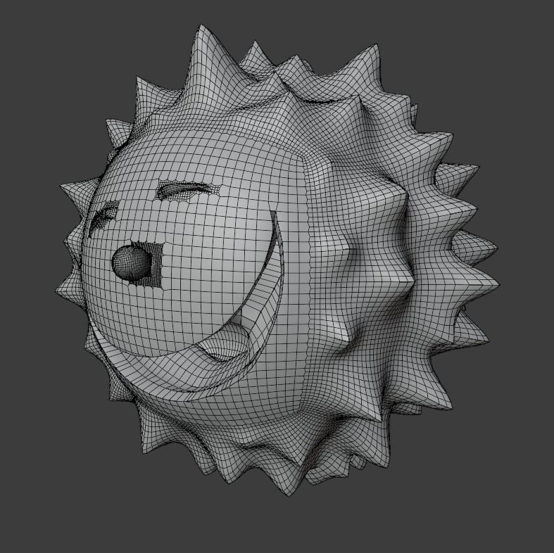 3D model Cartoon Sun VR / AR / low-poly | CGTrader