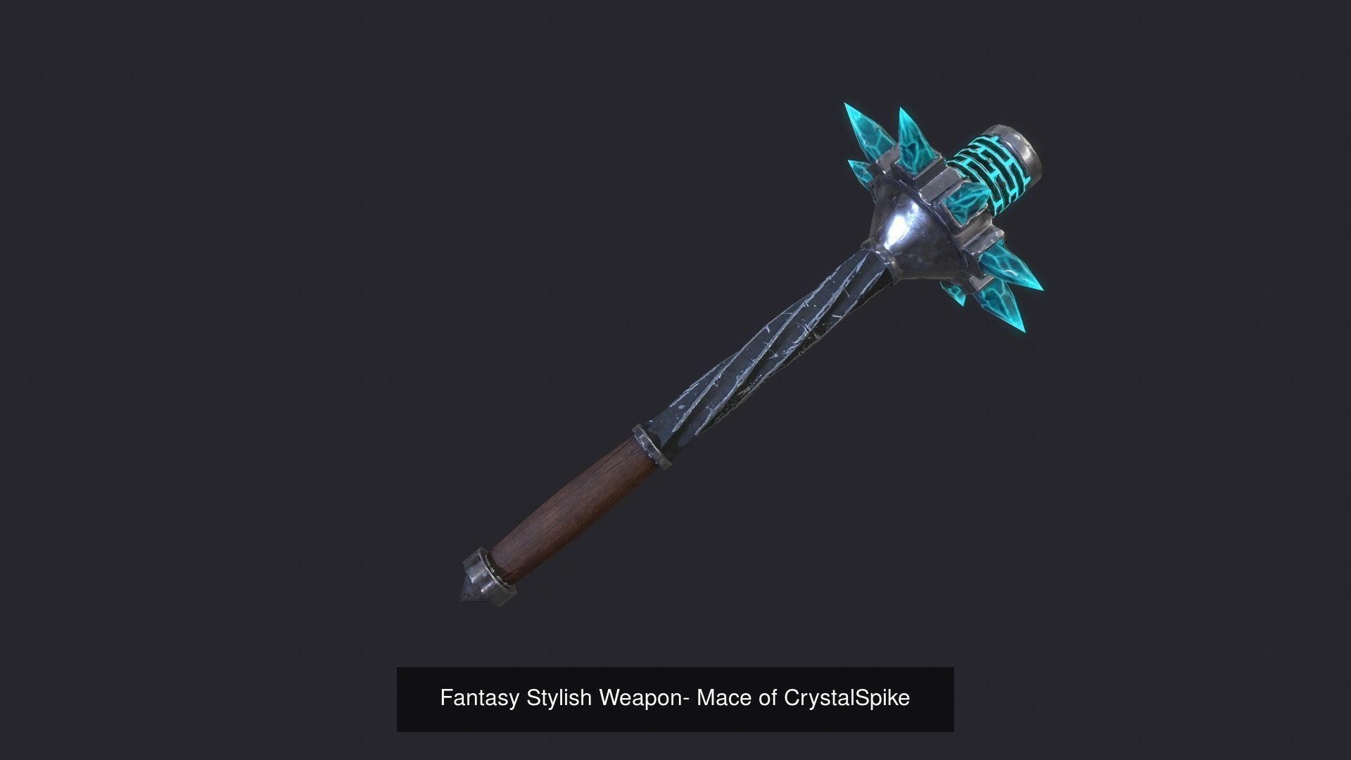 Low poly Fantasy Stylish Mace 3D Model Collection | CGTrader