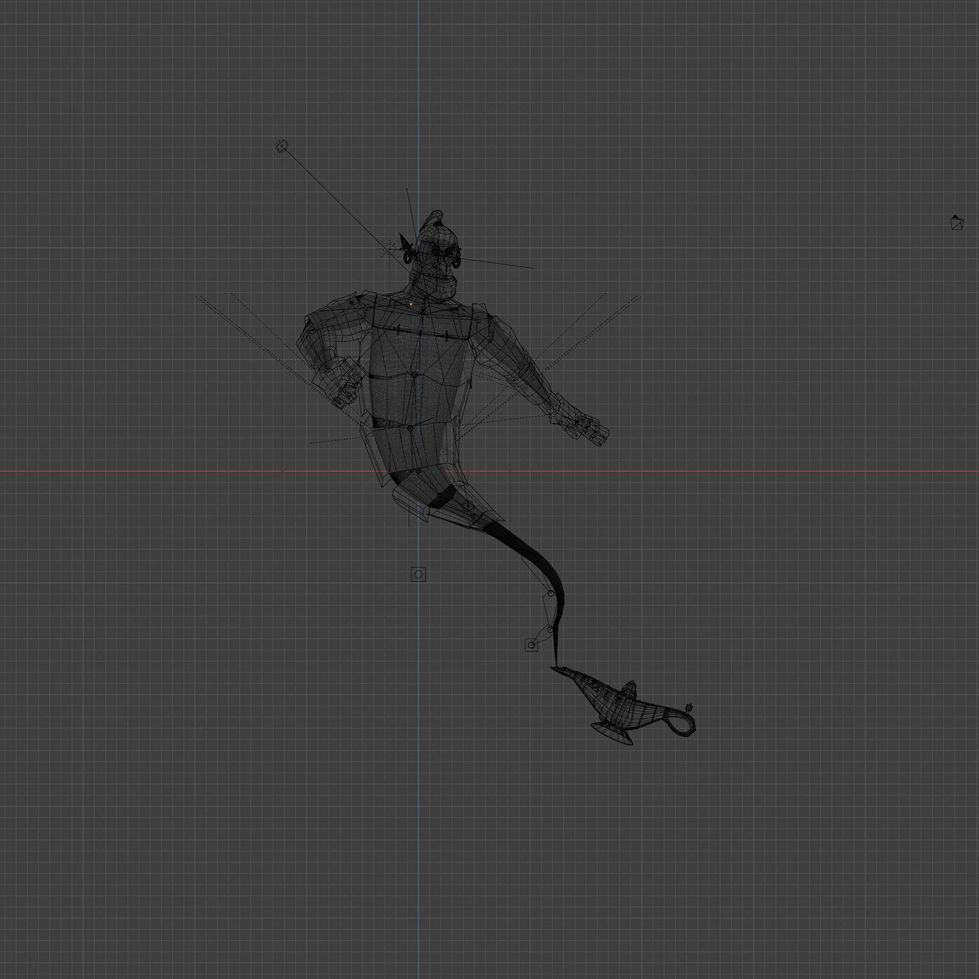 3D model Robot Giant Blender ready for animating and games VR / AR ...