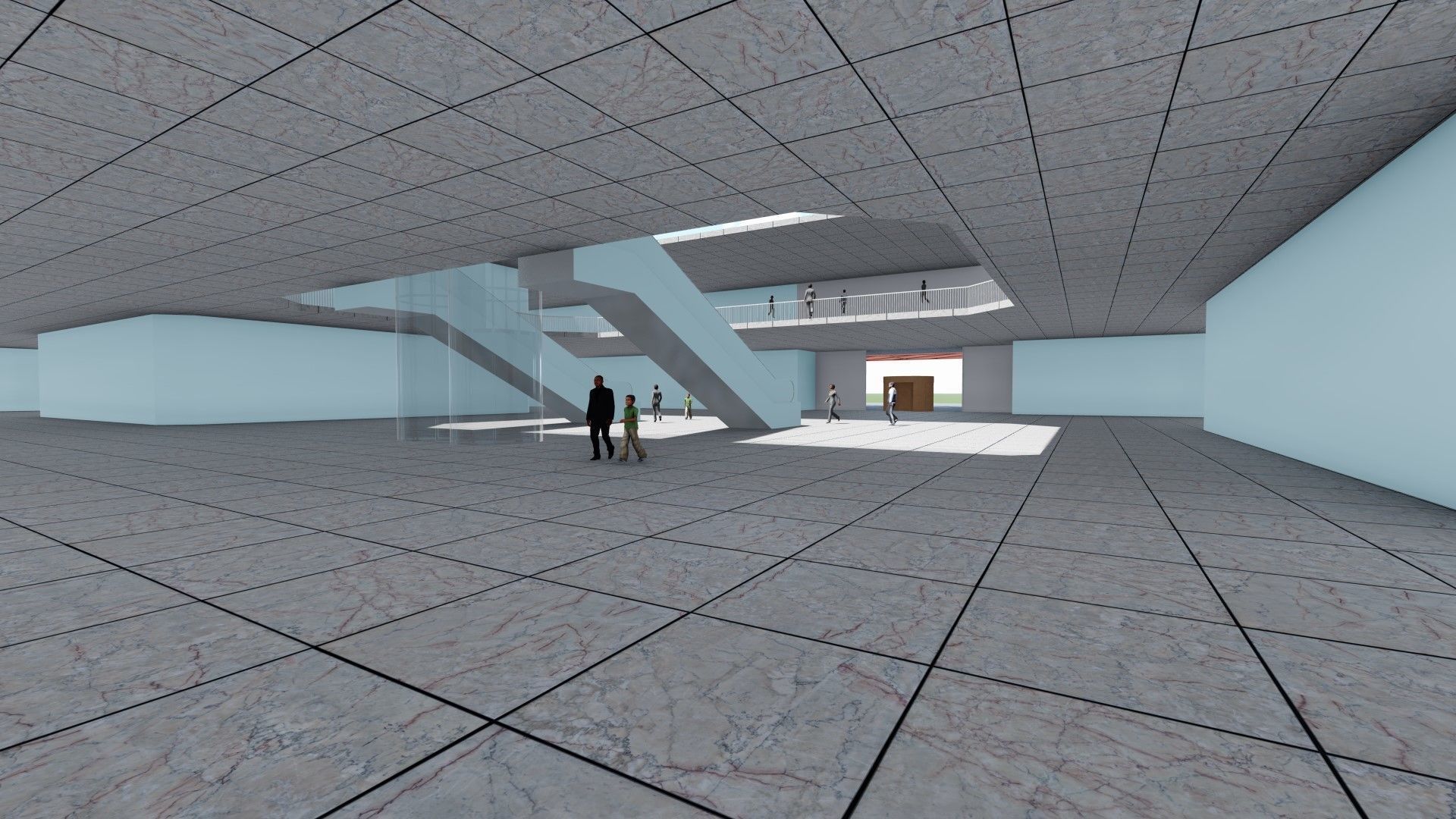 Mall Model 3D model | CGTrader