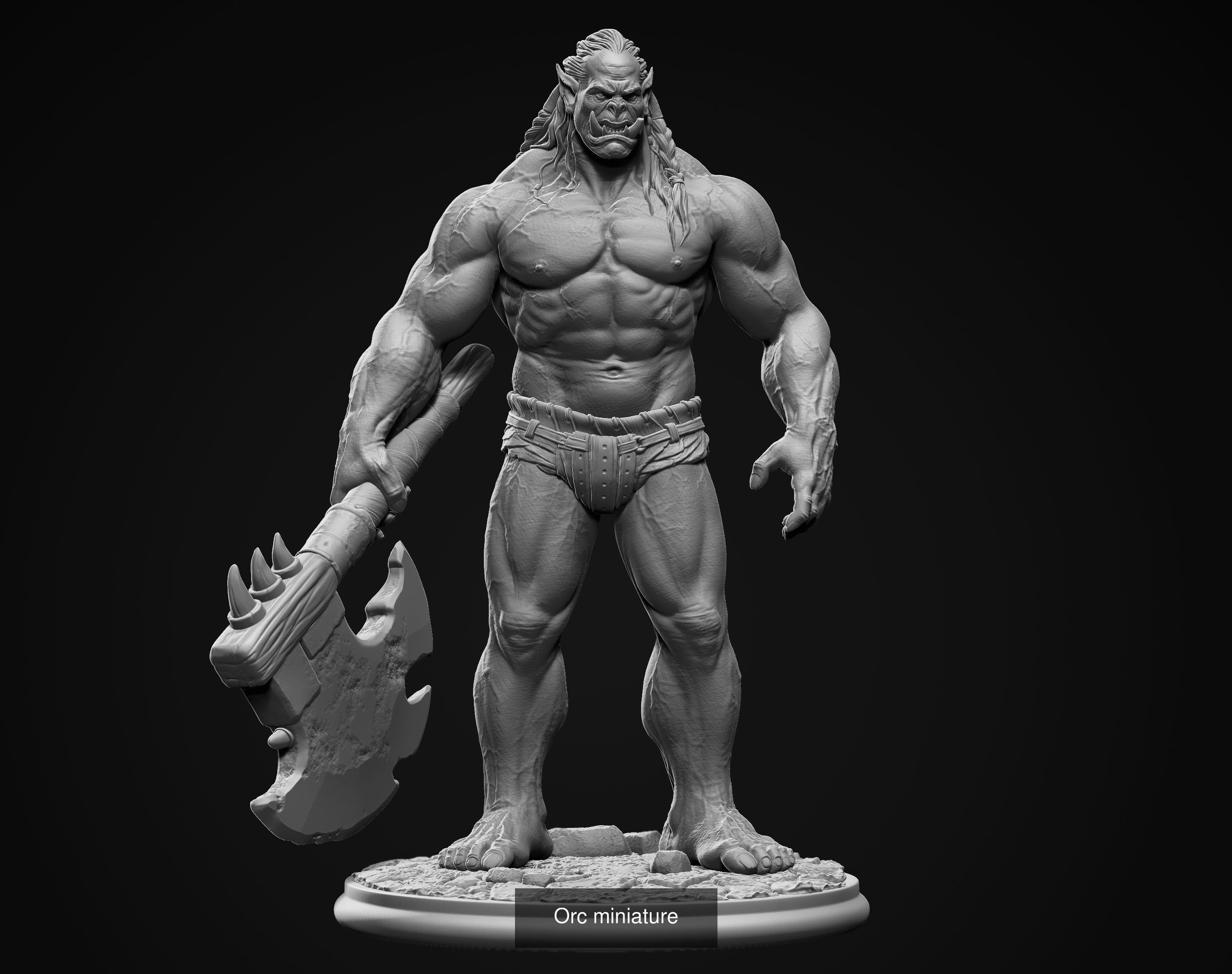 Boys boys statue of man holding knife 3D Model Collection | CGTrader