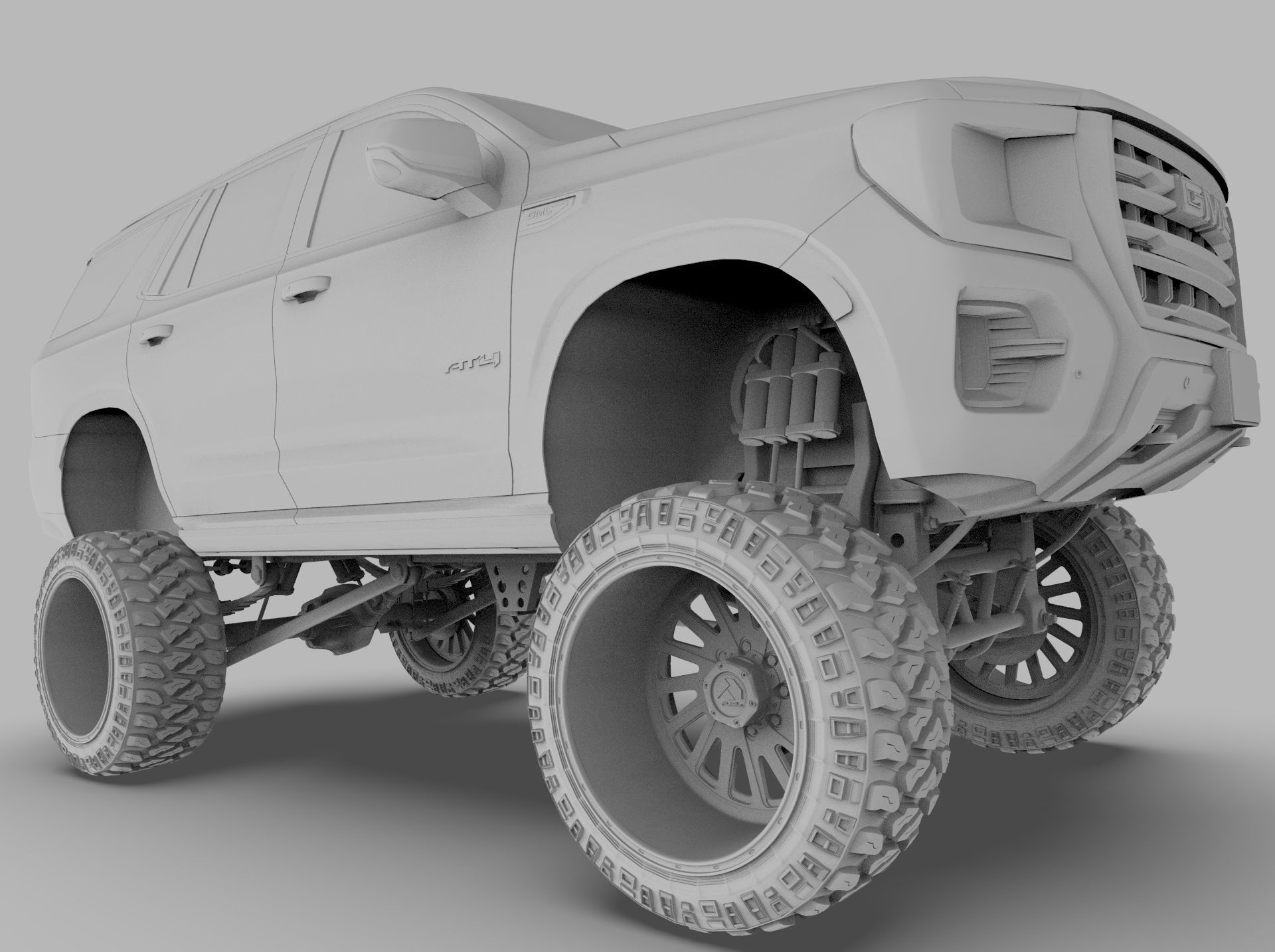 2021 Lifted truck 3D model | CGTrader