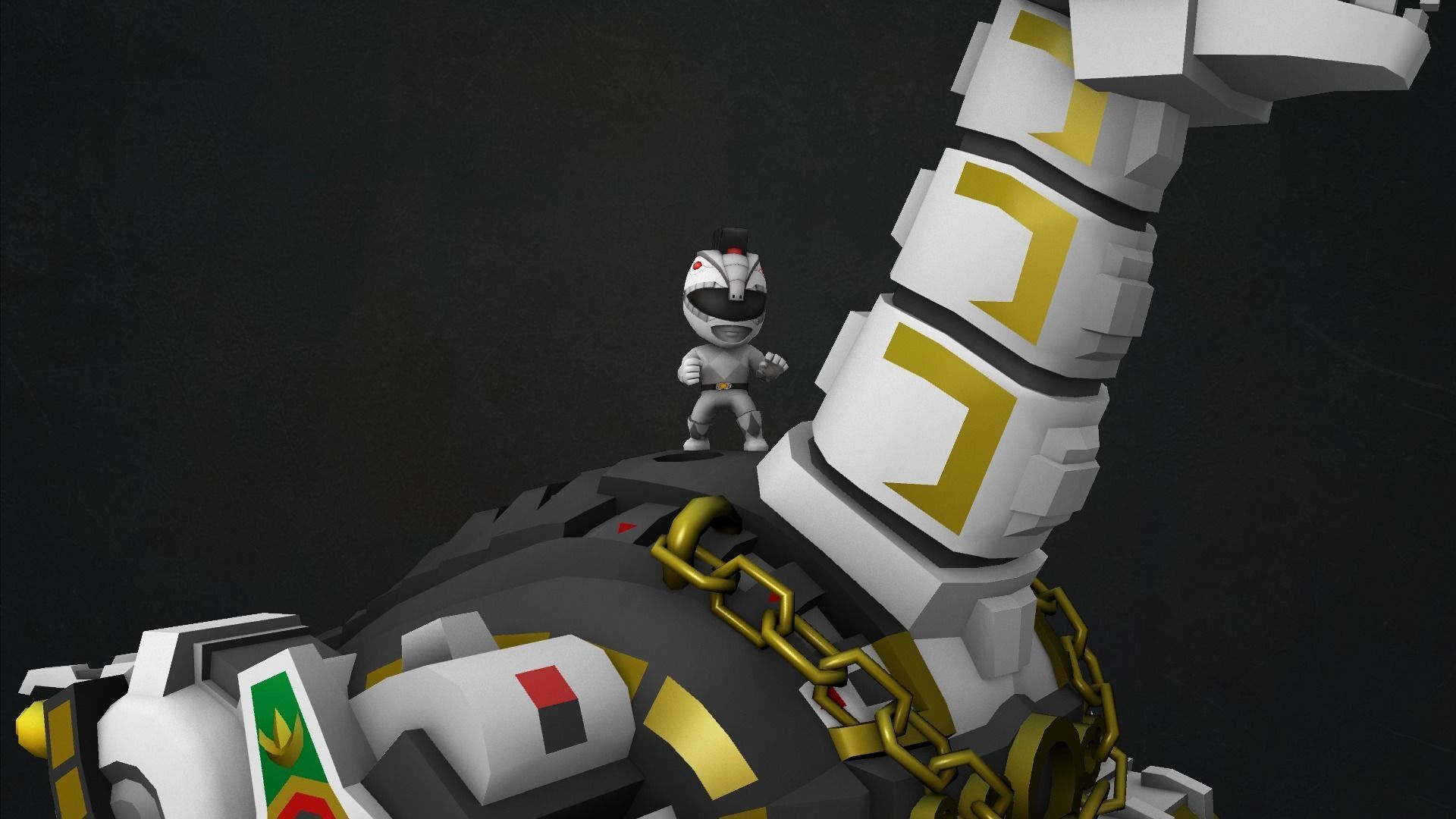 3D model TITANUS and White Ranger VR / AR / low-poly | CGTrader