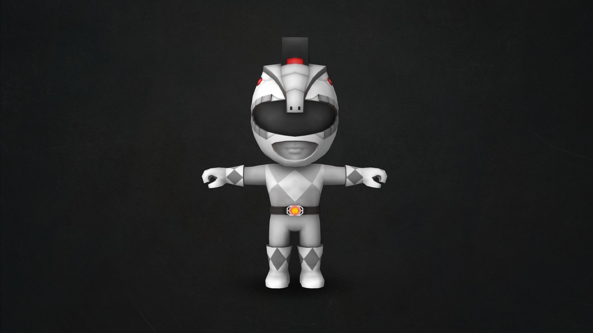 3D model TITANUS and White Ranger VR / AR / low-poly | CGTrader