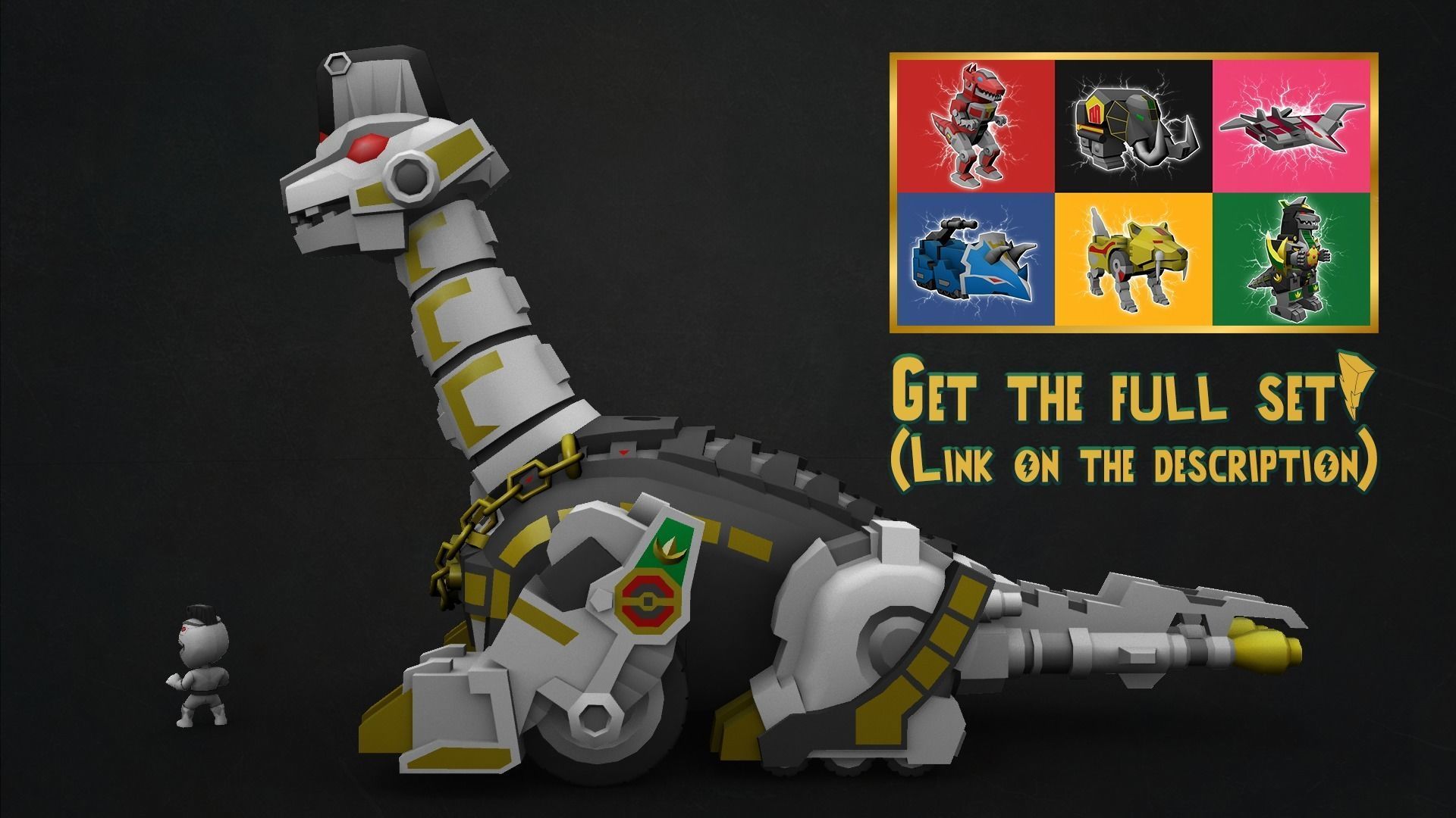 3D model TITANUS and White Ranger VR / AR / low-poly | CGTrader