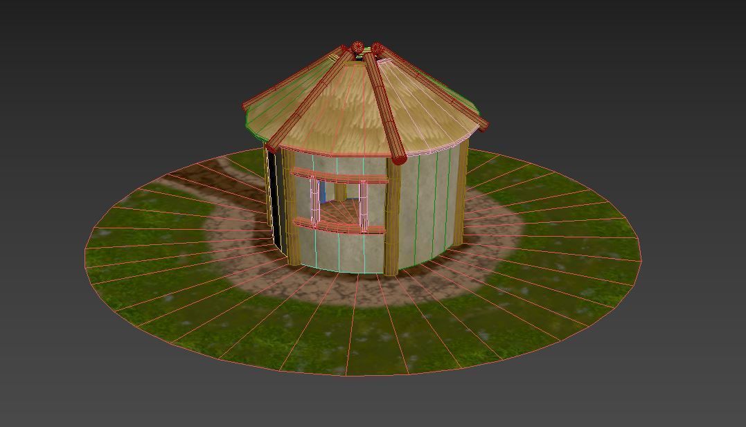 3D model Simple Stylized Hay Hut VR / AR / low-poly | CGTrader