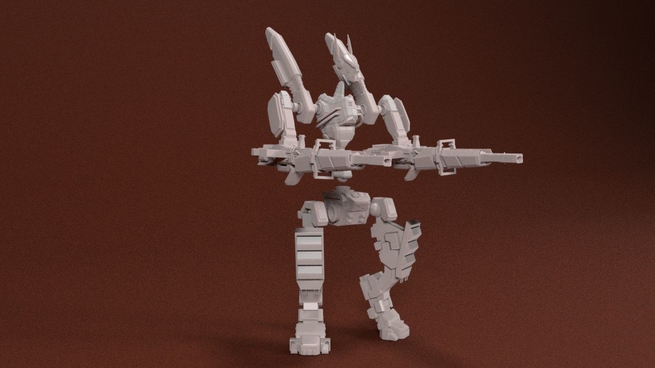 28mm Strike Mech - Seraph 3D model 3D printable | CGTrader