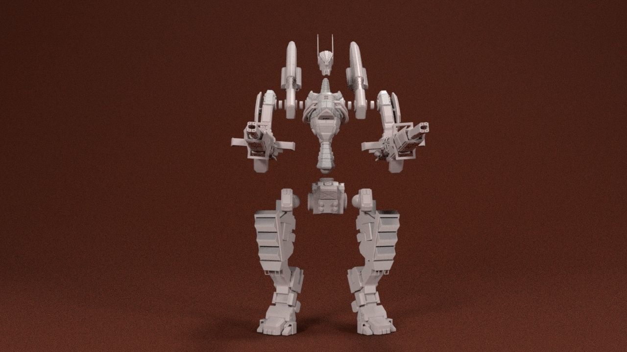 28mm Strike Mech - Seraph 3D model 3D printable | CGTrader
