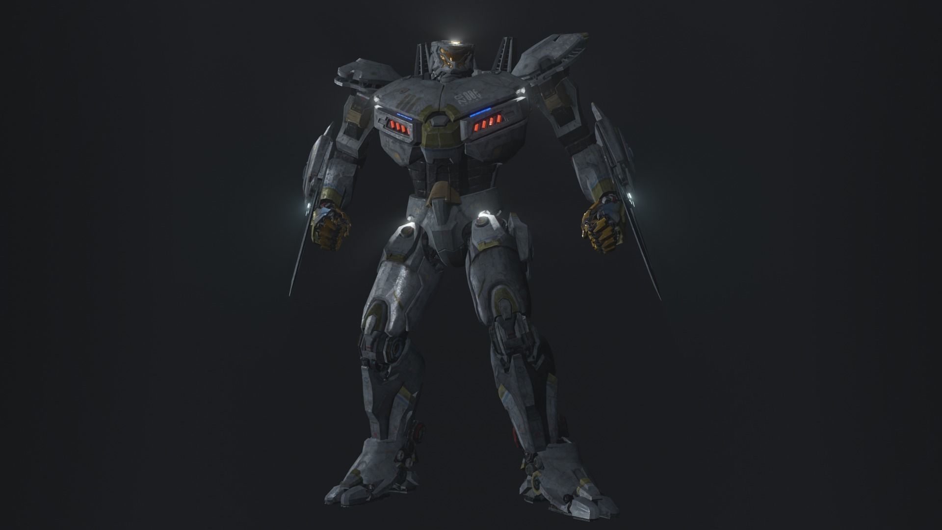 Striker Eureka - Pacific Rim free 3D model rigged | CGTrader