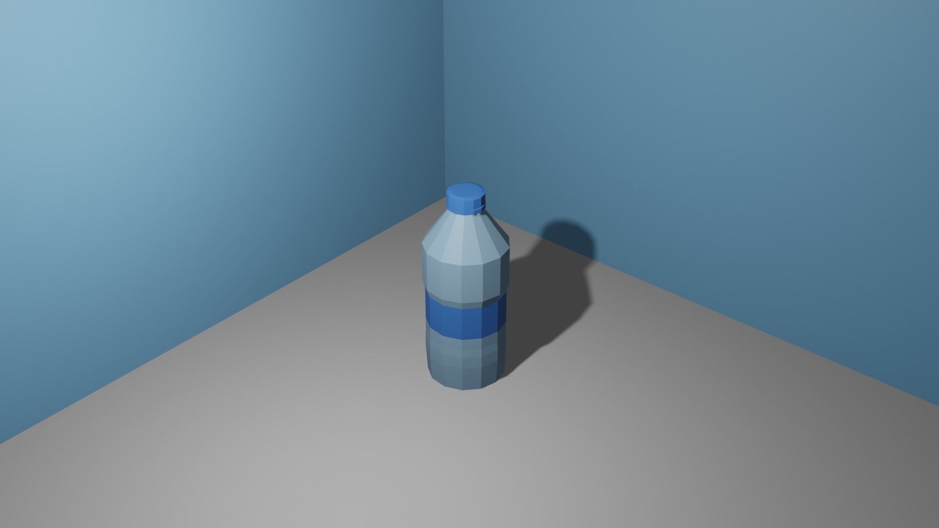 3D model Low Poly Water Bottle VR / AR / low-poly | CGTrader