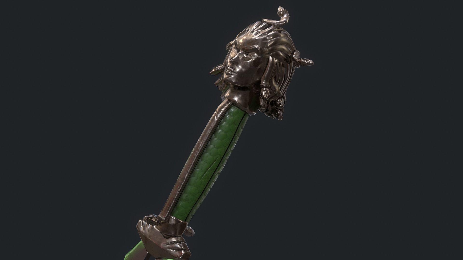 3D model Fantasy Stylish- Dagger of Medusa VR / AR / low-poly | CGTrader