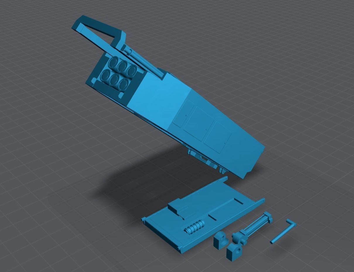M142 HIMARS Scale model 3D model 3D printable | CGTrader