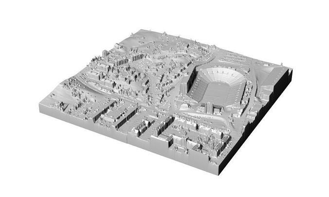 Purdue Campus 3D model 3D printable | CGTrader