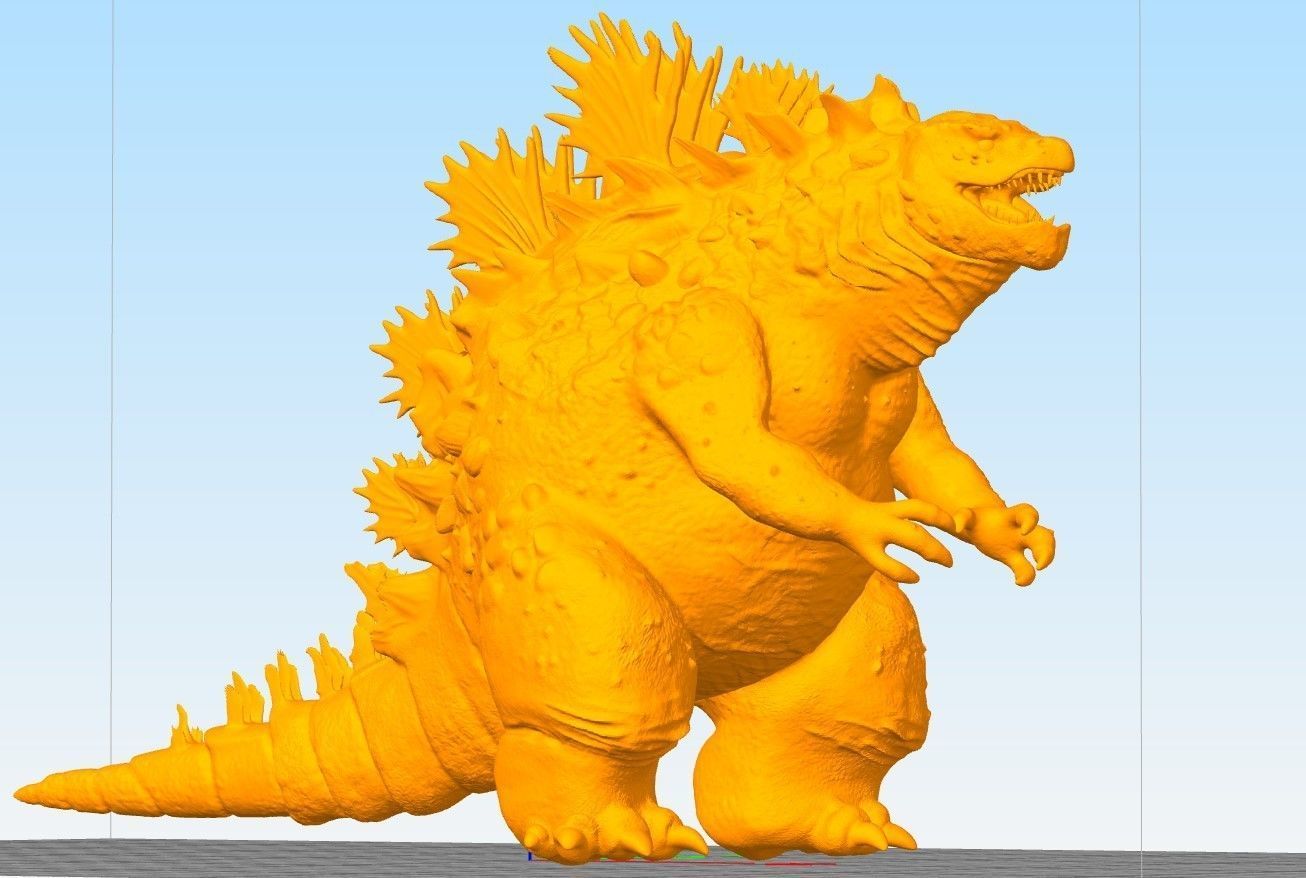 Godzilla 3D model 3D printable | CGTrader