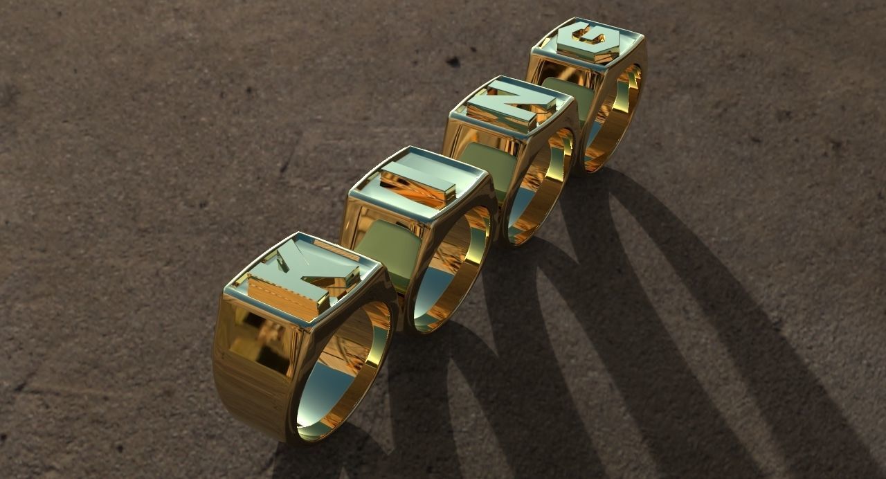 Printable King Ring 3D model | CGTrader