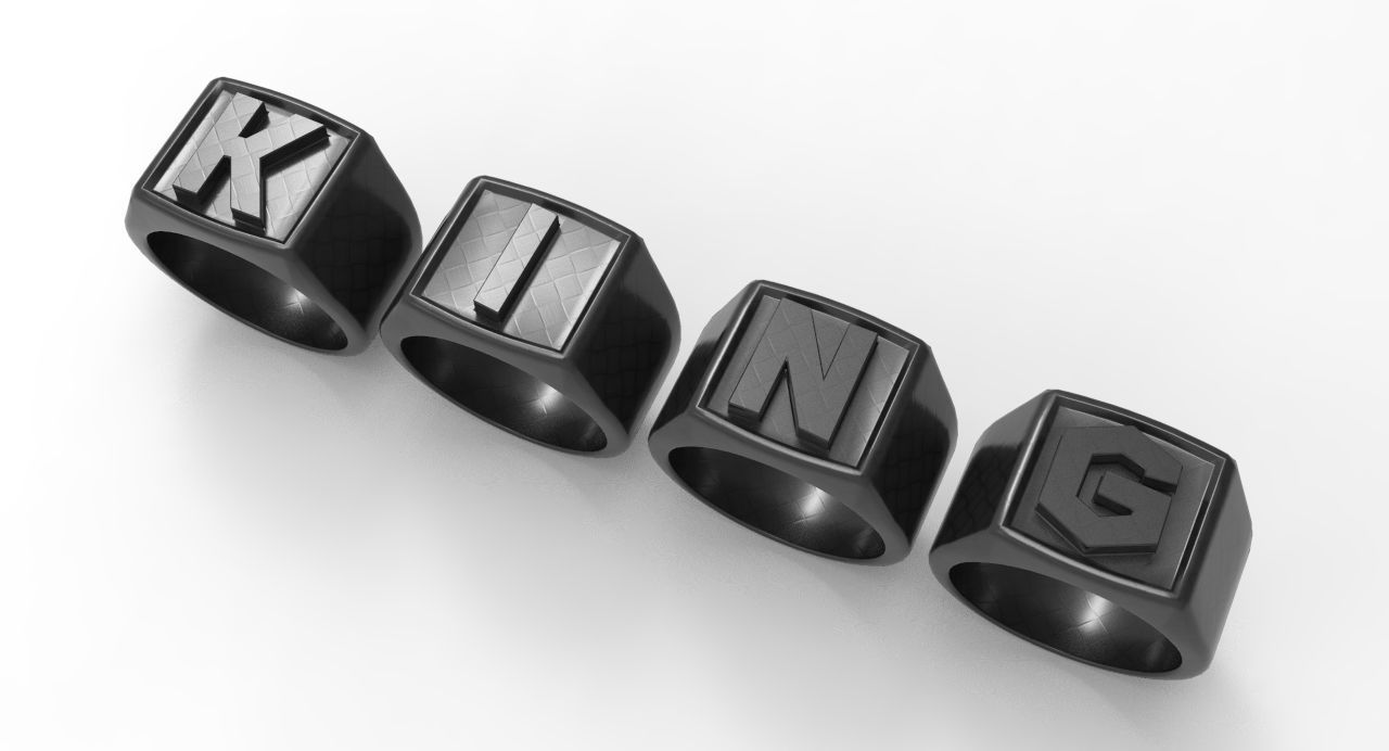 Printable King Ring 3D model | CGTrader