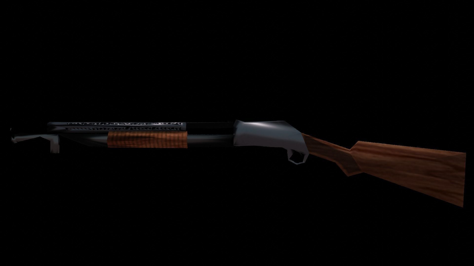 3D model PS1 or N64 Style Shotgun 3D Model VR / AR / low-poly | CGTrader