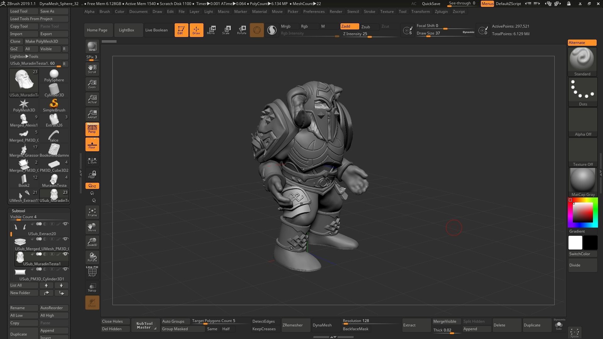 Full armored Dwarf 3D model 3D printable | CGTrader