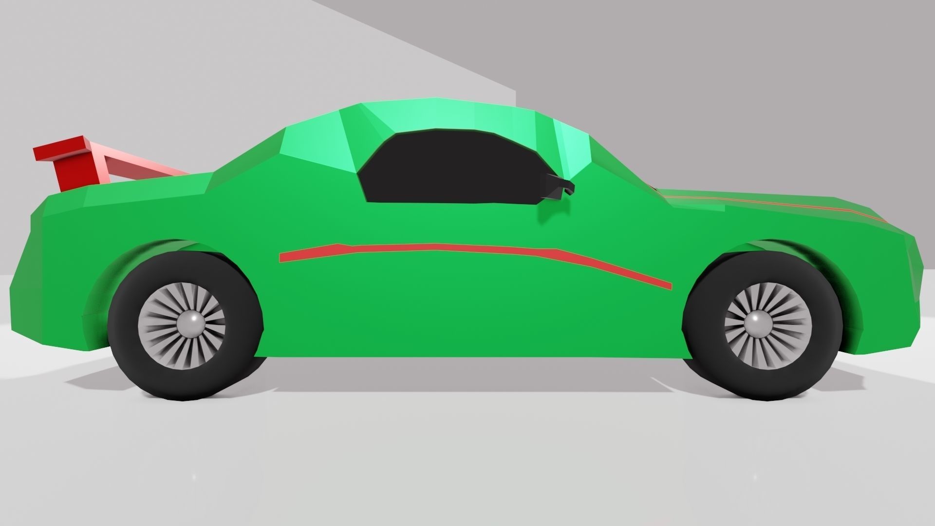 Low poly Car free 3D model | CGTrader