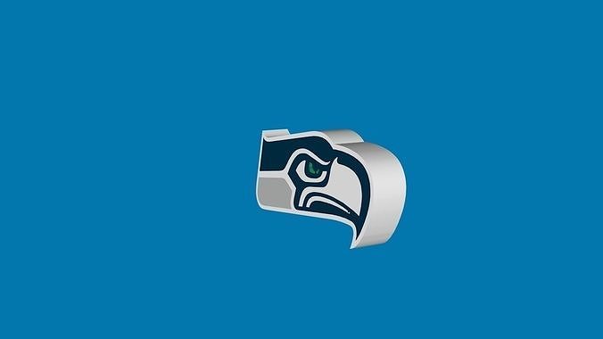 Seattle Seahawks Team Logo 3D model | CGTrader