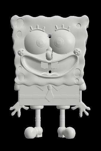 Spongebob Light switch 3D model 3D printable | CGTrader