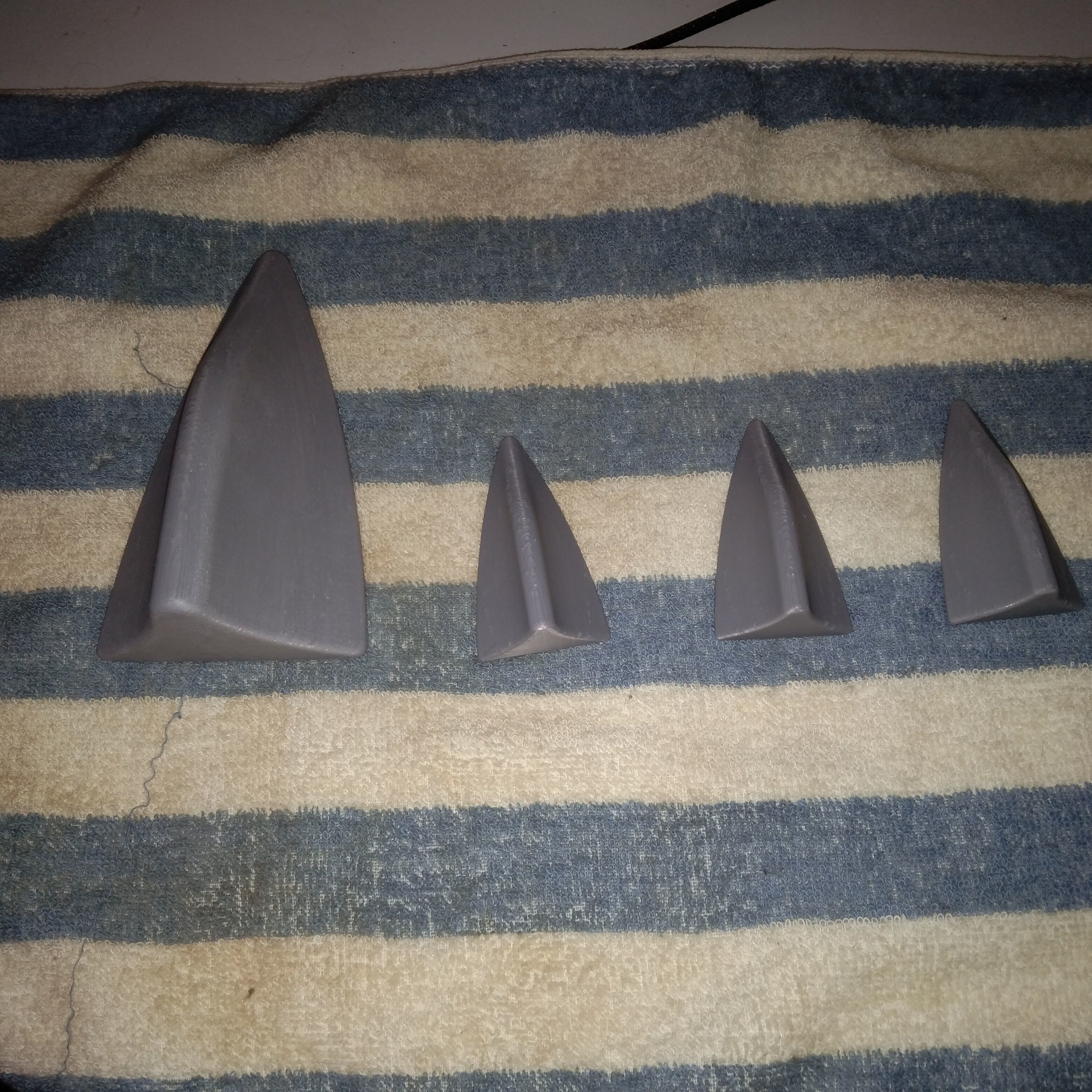 CAR SHARK FIN and DIFFUSER SET 3D model 3D printable | CGTrader