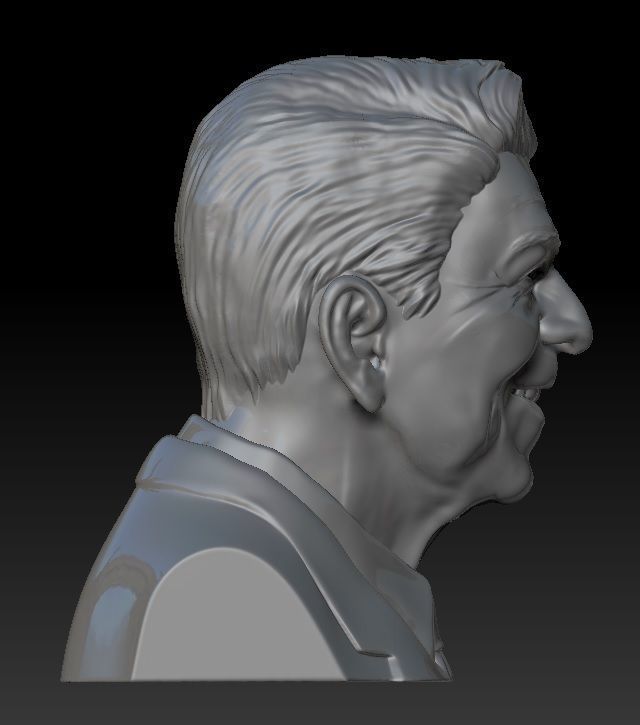 Ronald Wilson Reagan 3D model 3D printable | CGTrader