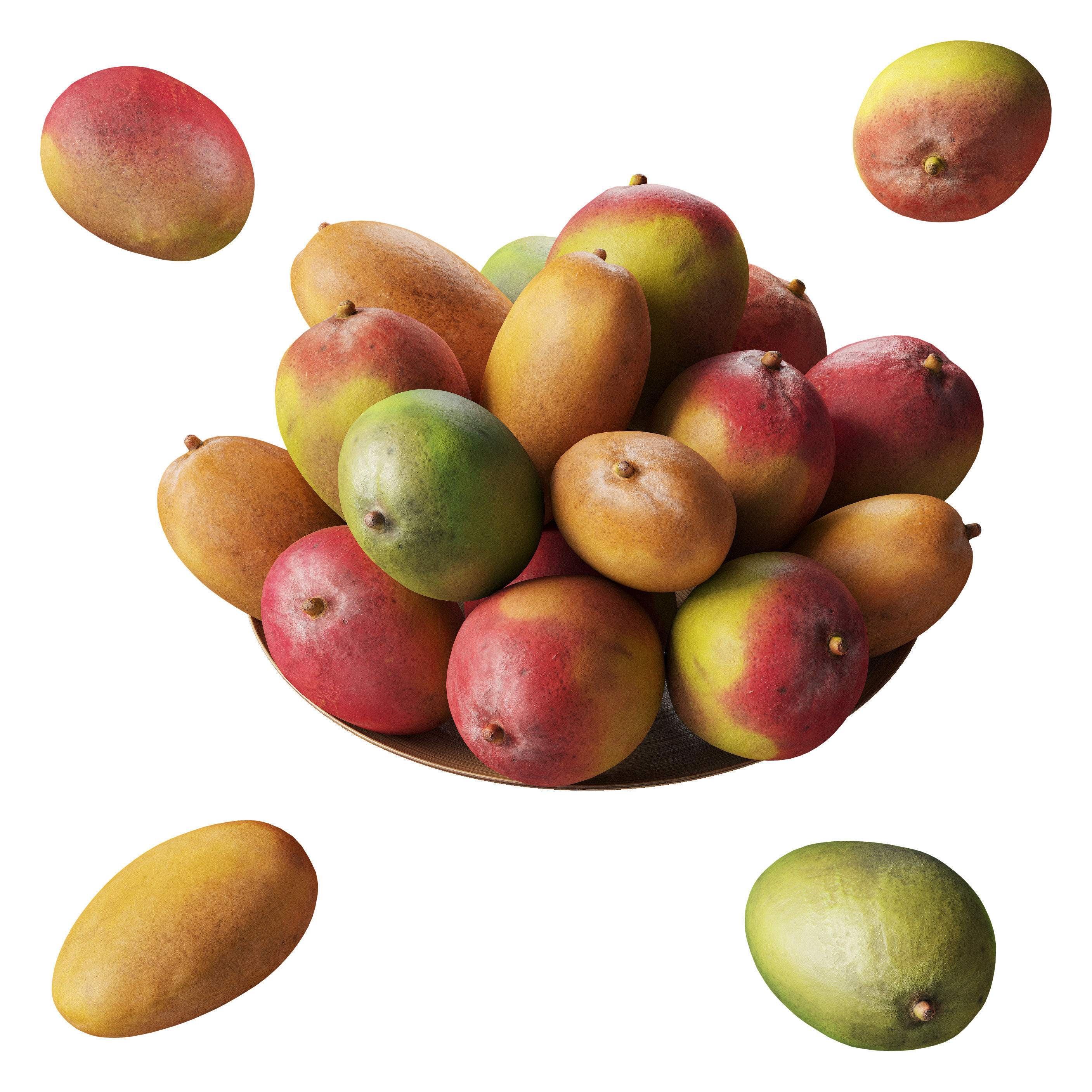 3D model Mango - 6 models VR / AR / low-poly | CGTrader