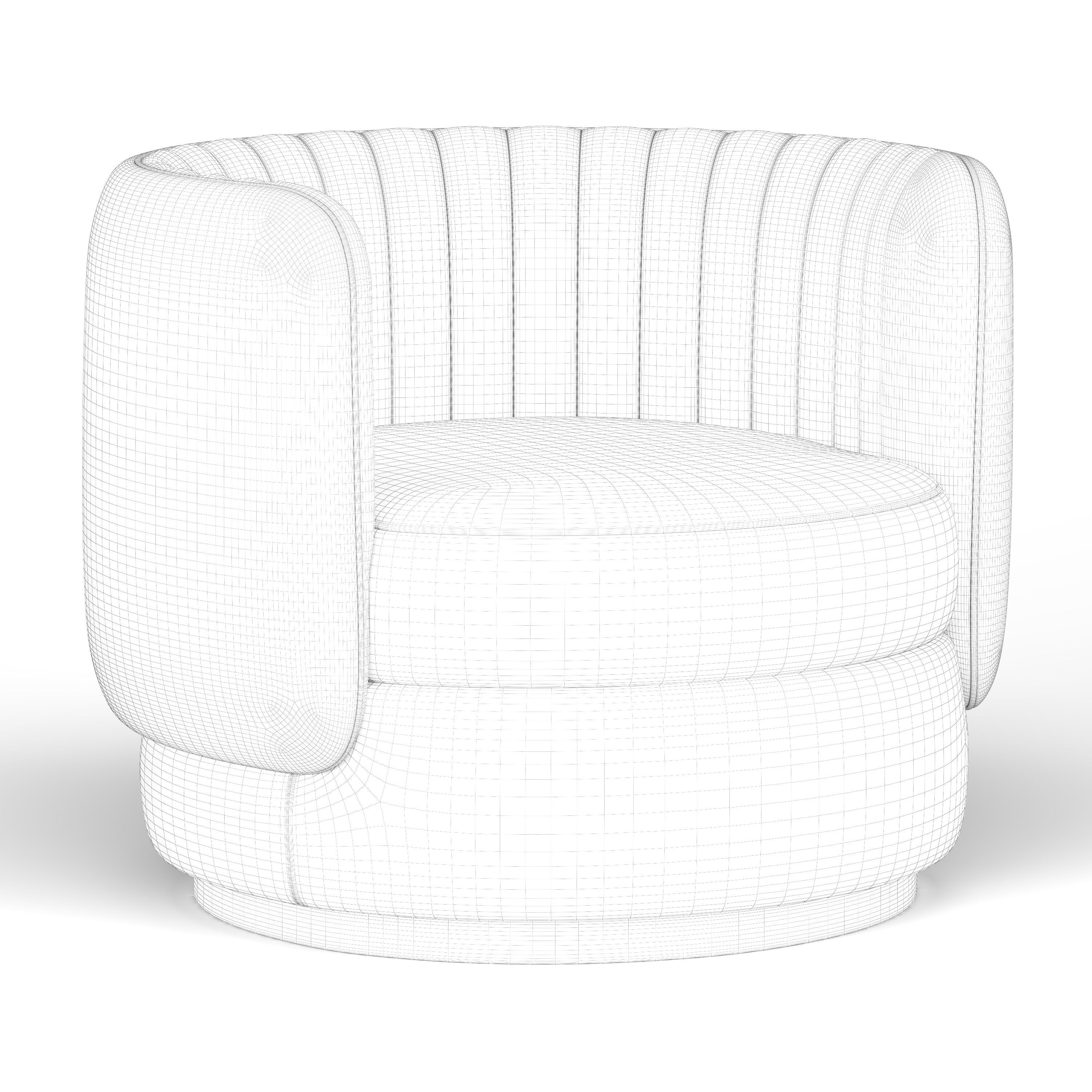 Davy Armchair 3D model | CGTrader