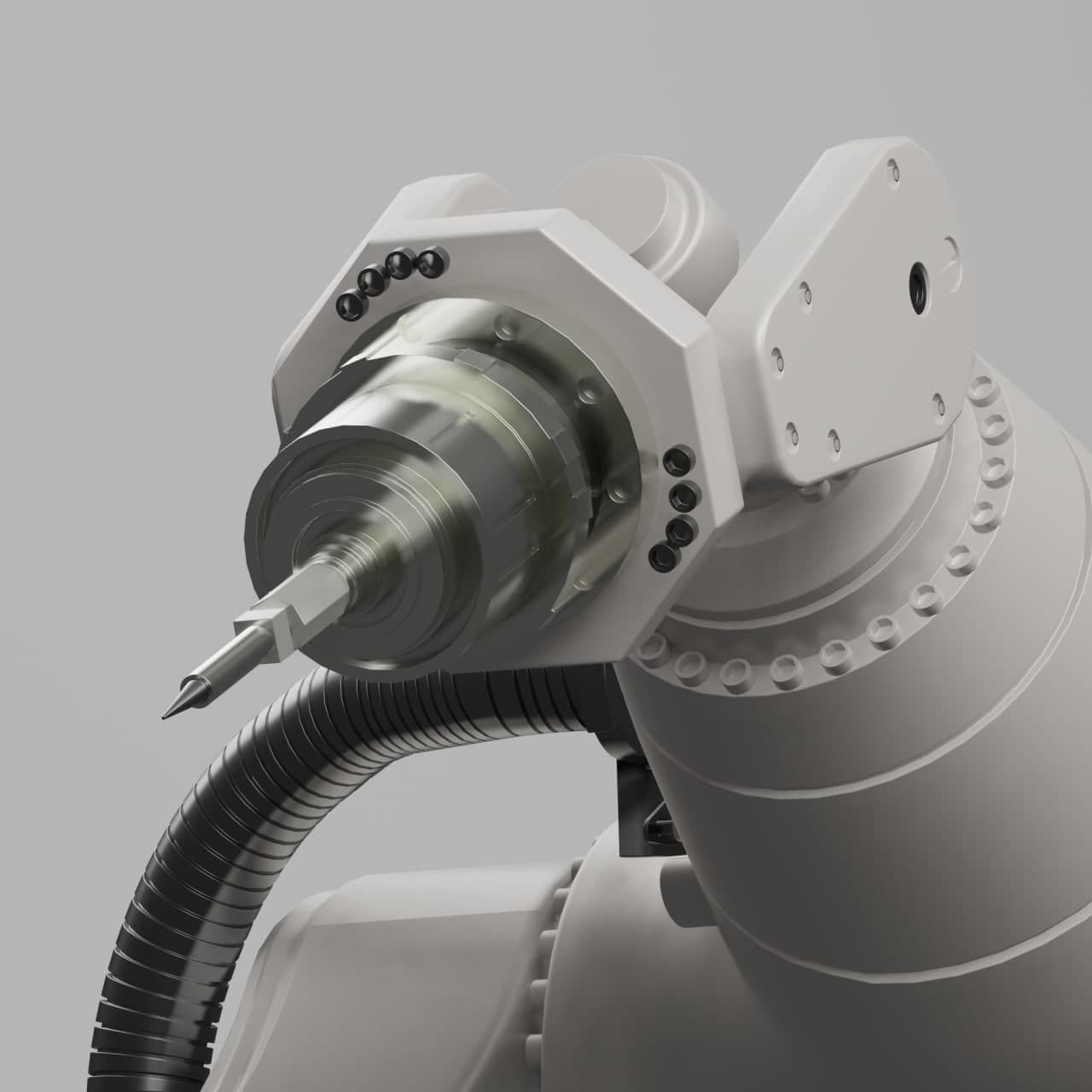 5 Industrial Robot Arm and 5 tools 3D model | CGTrader